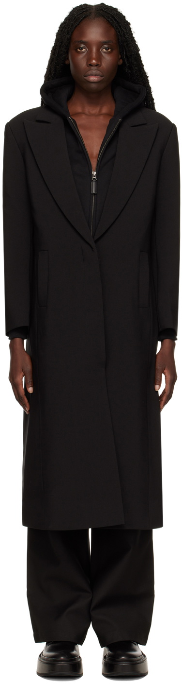 Fax Copy Express SSENSE Exclusive Black Coat Fax Copy Express