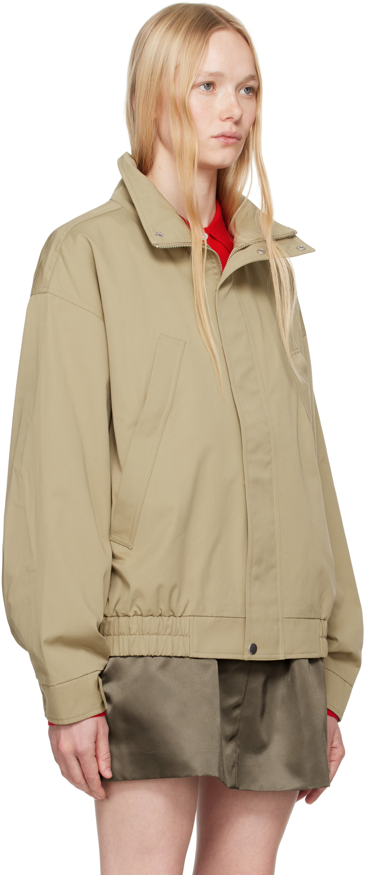 Sandy Liang Beige Papas Jacket Sandy Liang