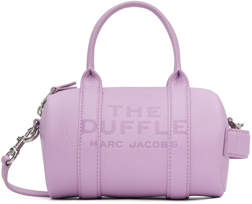 Marc Jacobs Purple 'The Leather Mini Duffle' Bag Marc Jacobs