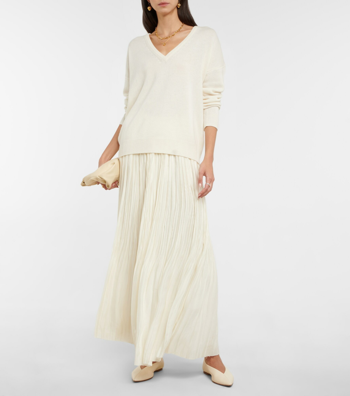 CO - Essentials V-neck cashmere sweater Coach