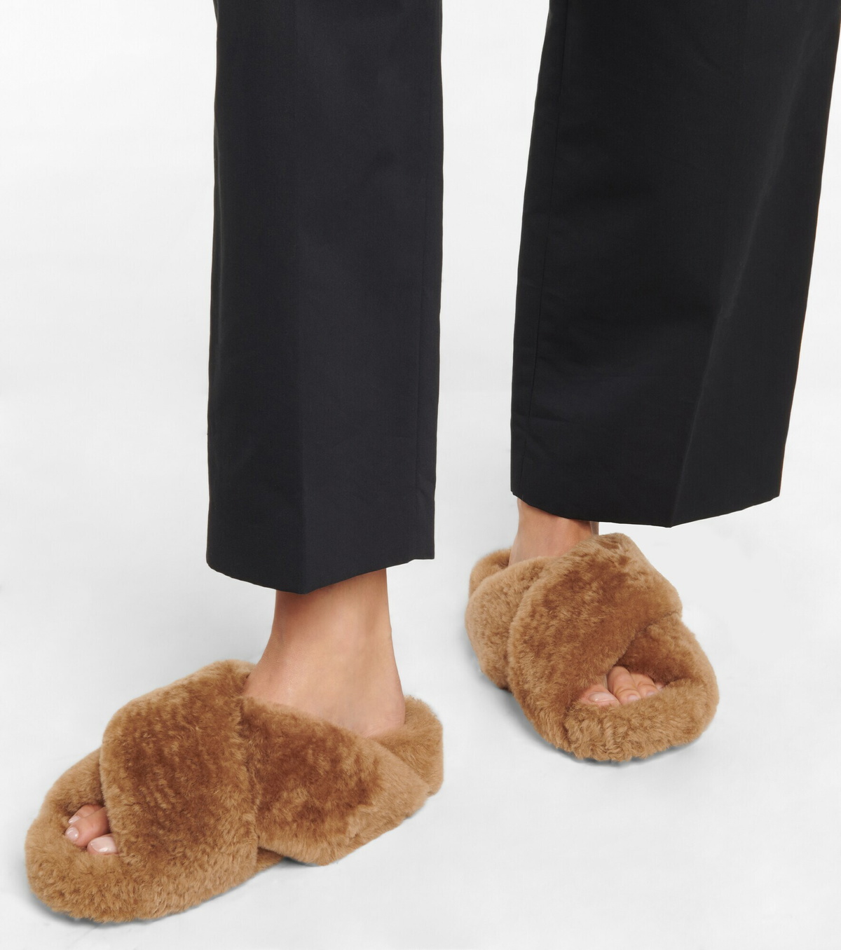 Jil Sander - Shearling sandals Jil Sander