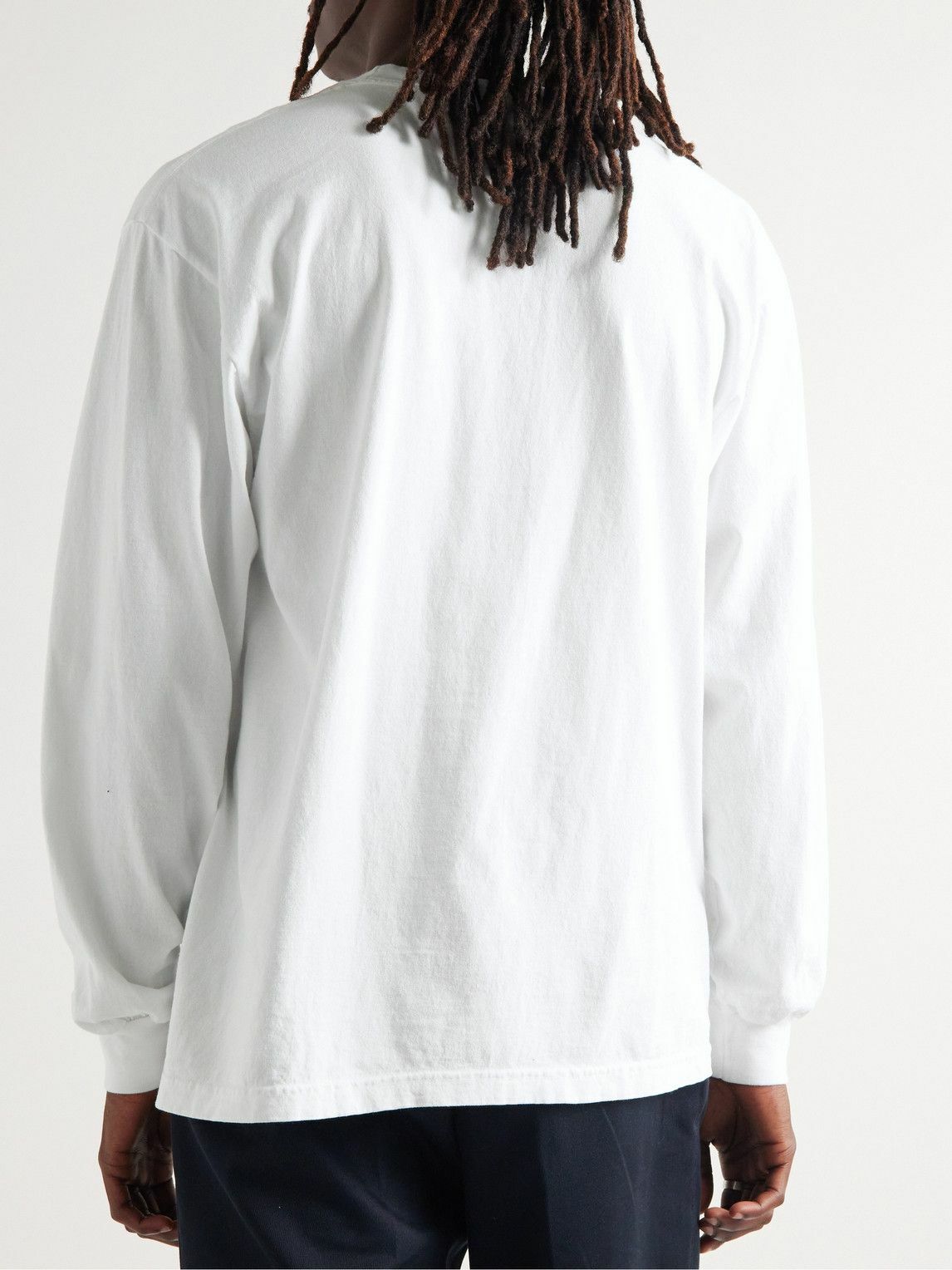 Throwing Fits - Logo-Print Cotton-Jersey T-Shirt - White