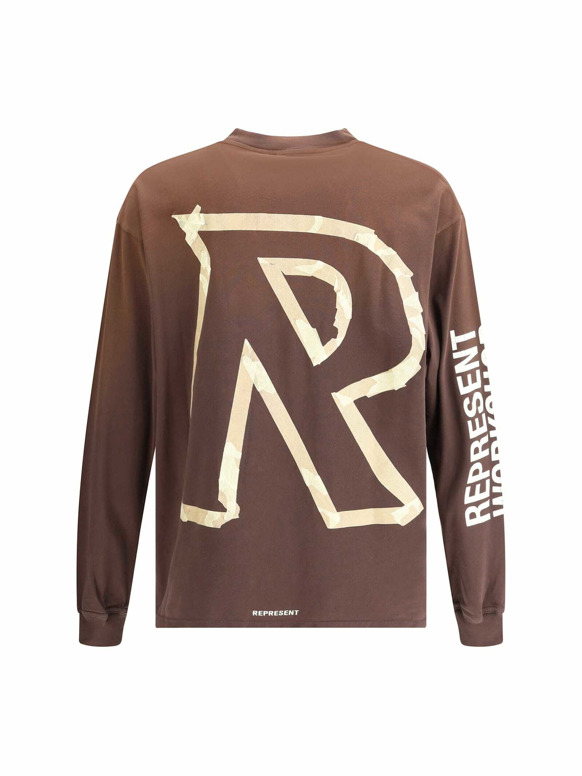 REPRESENT Long Sleeve Jersey With Scotch Effect Logo Represent