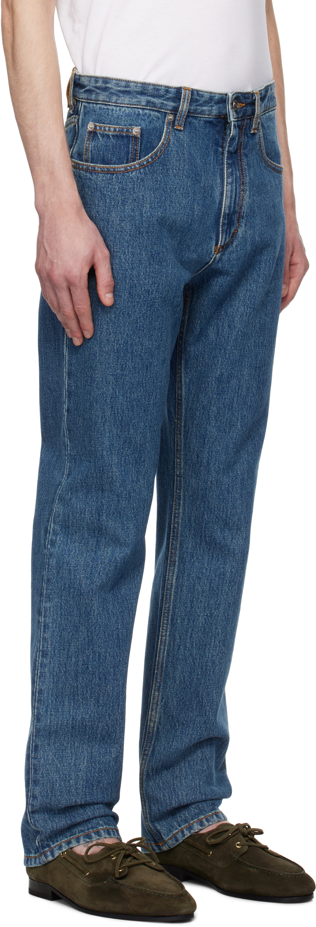 Bally Blue Five-Pocket Jeans Bally