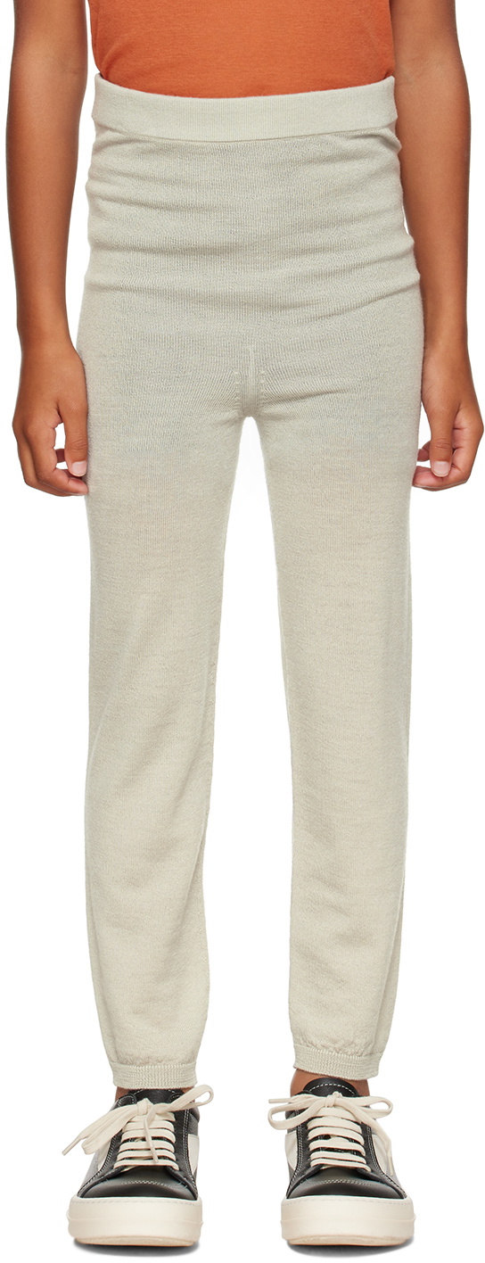 Rick Owens Kids Off-White Lightweight Leggings Rick Owens