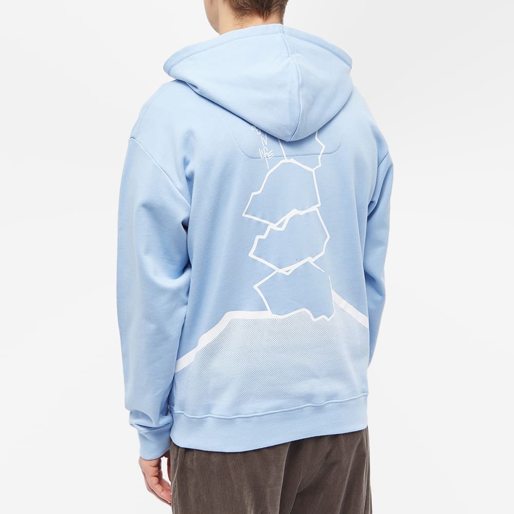 Objects IV Life Men's Balance Print Hoody in Pop Blue Objects IV Life