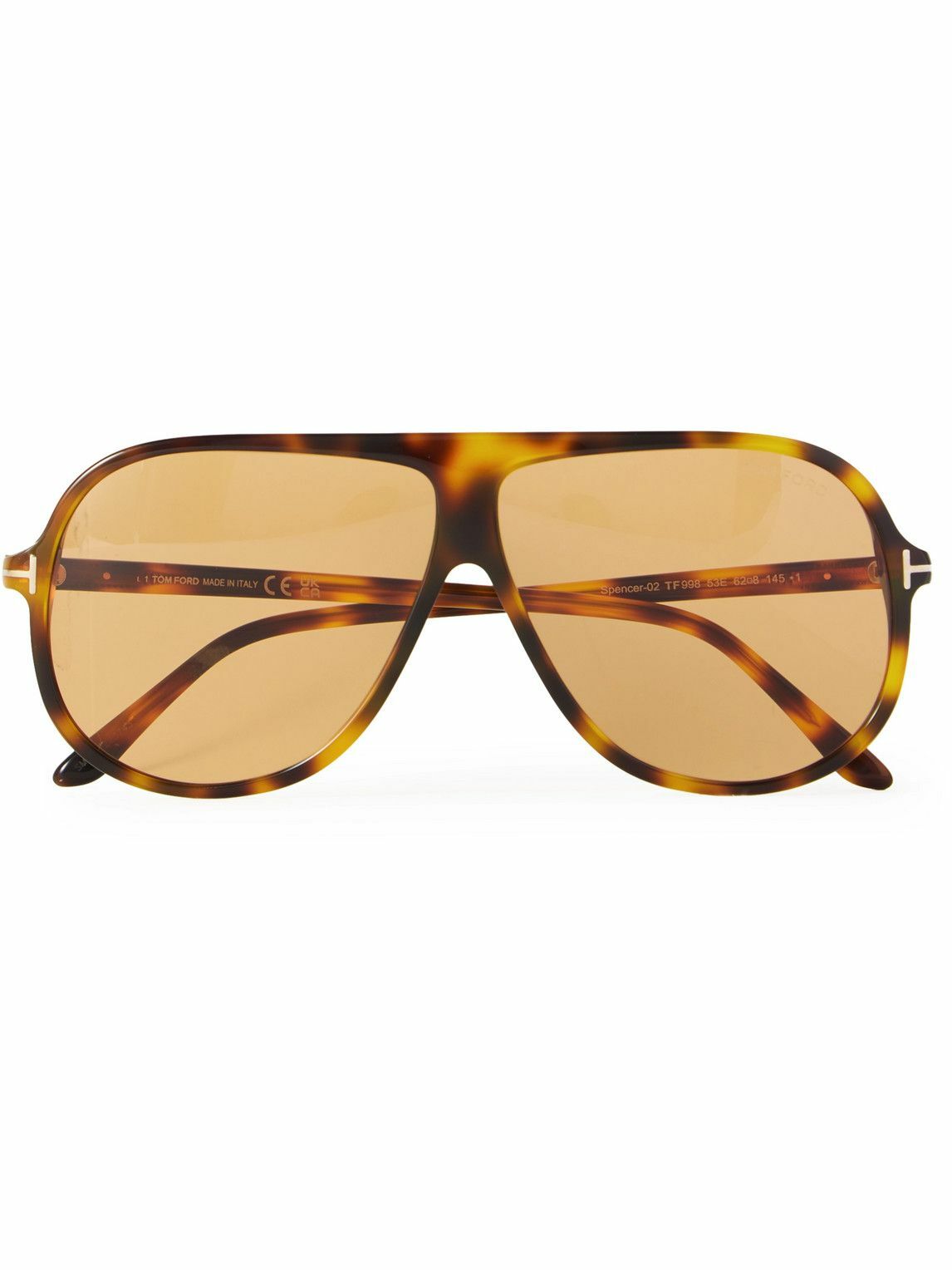 TOM FORD - Aviator-Style Tortoiseshell Acetate Sunglasses TOM FORD