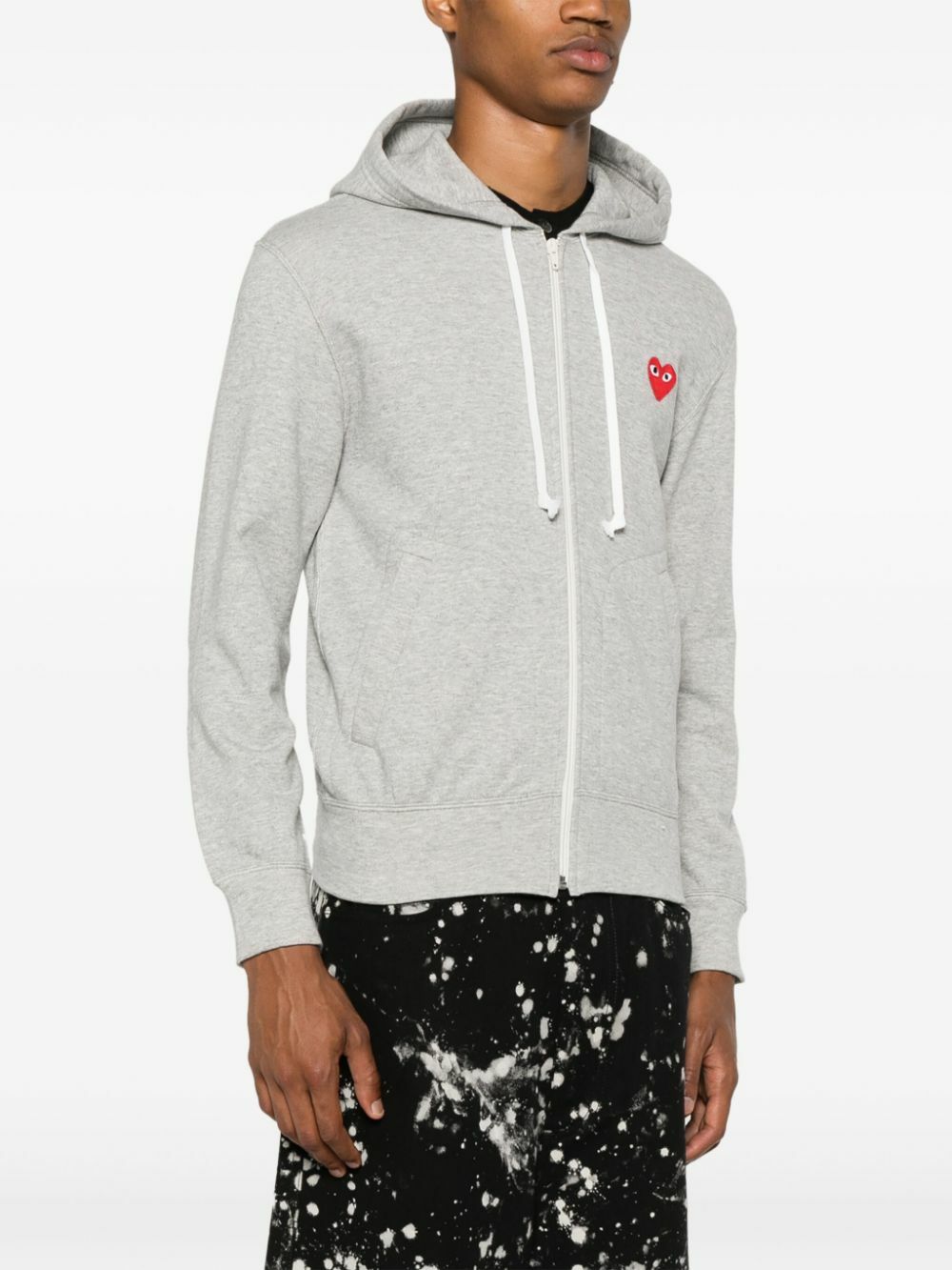 COMME DES GARCONS PLAY - Logo Cotton Hoodie Comme des Garcons Play