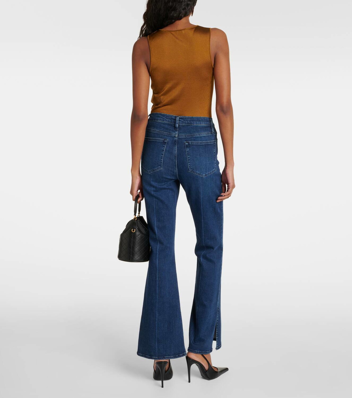 Frame Le Easy Flare high-rise flared jeans Frame Denim