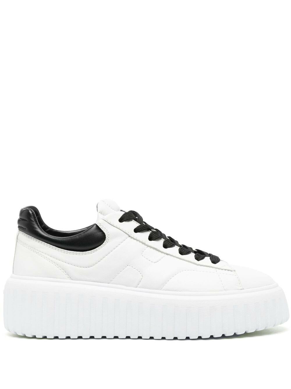 HOGAN - H-stripes Leather Sneakers Hogan