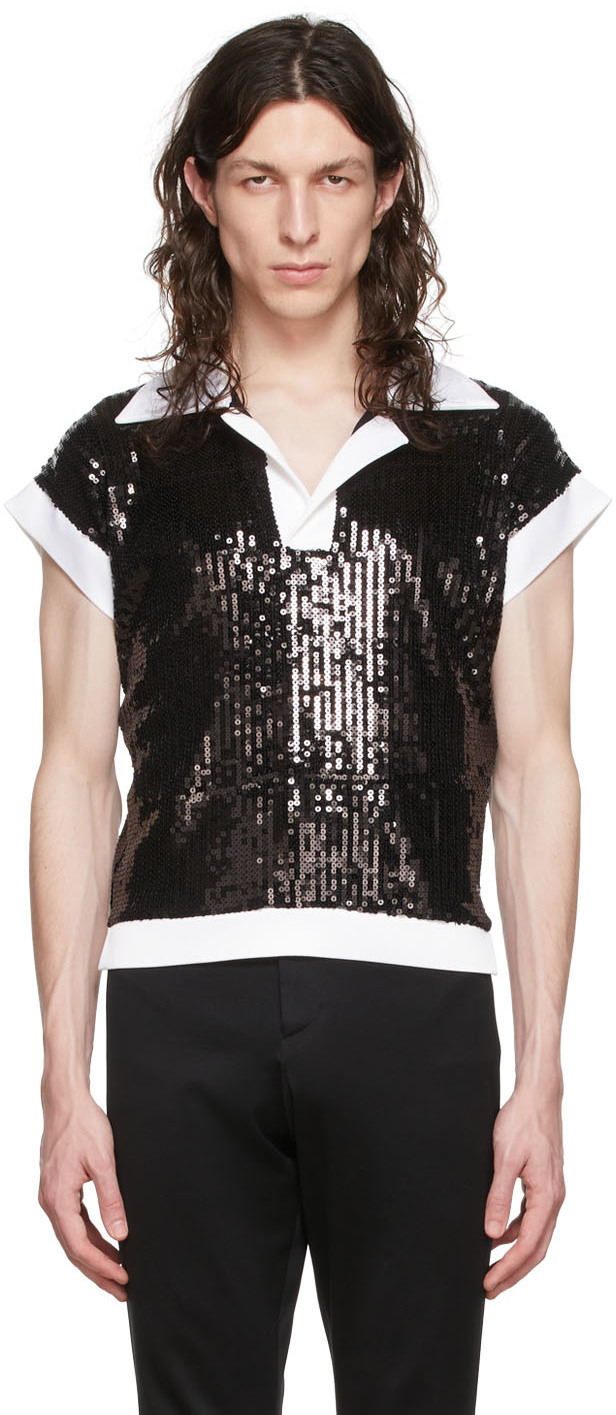 ARTURO OBEGERO SSENSE Exclusive Black Danny Polo