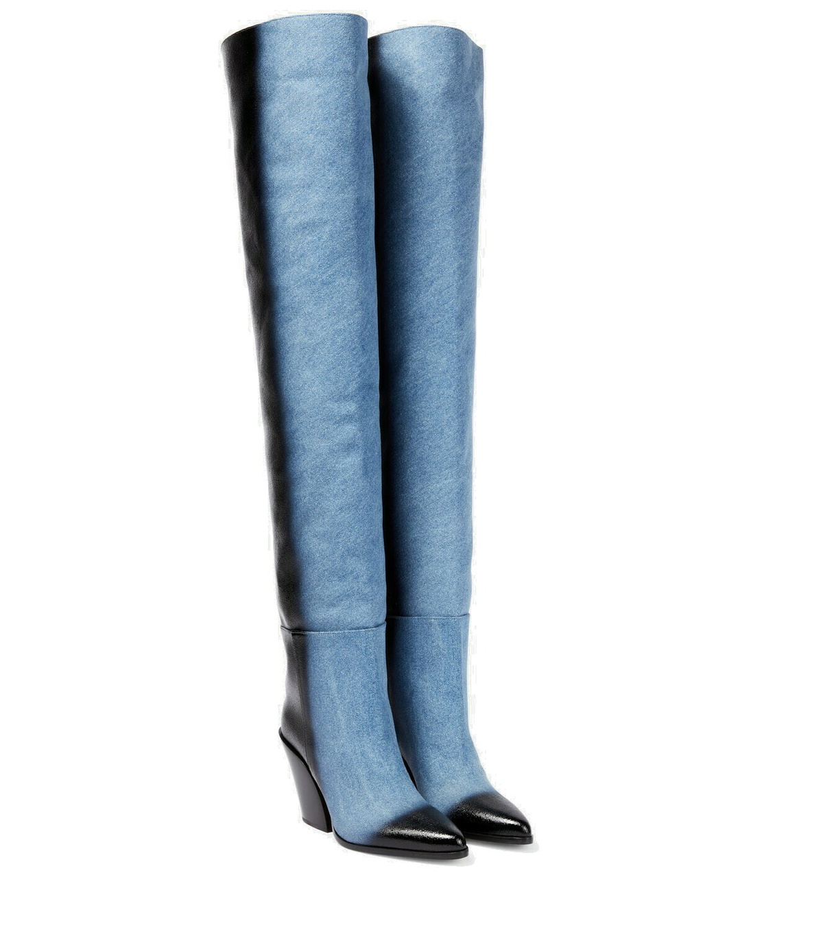 Jimmy Choo - Maceo denim over-the-knee boots Jimmy Choo