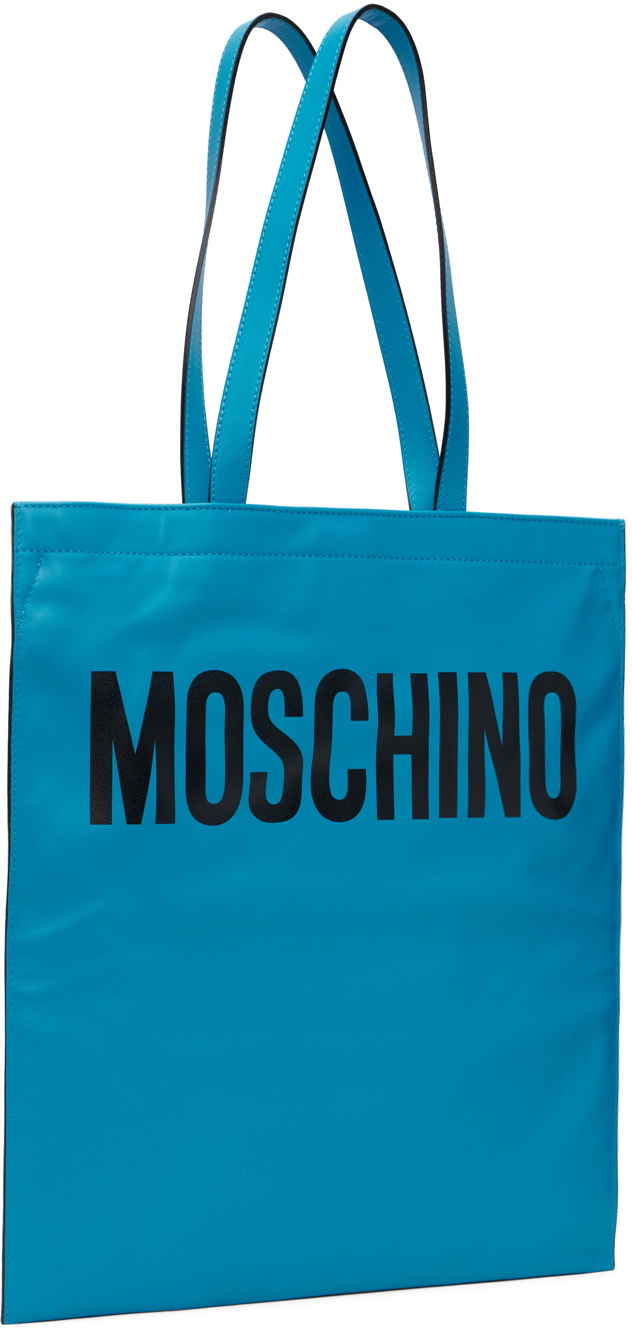 Moschino Blue Illustrated Animals Tote Moschino