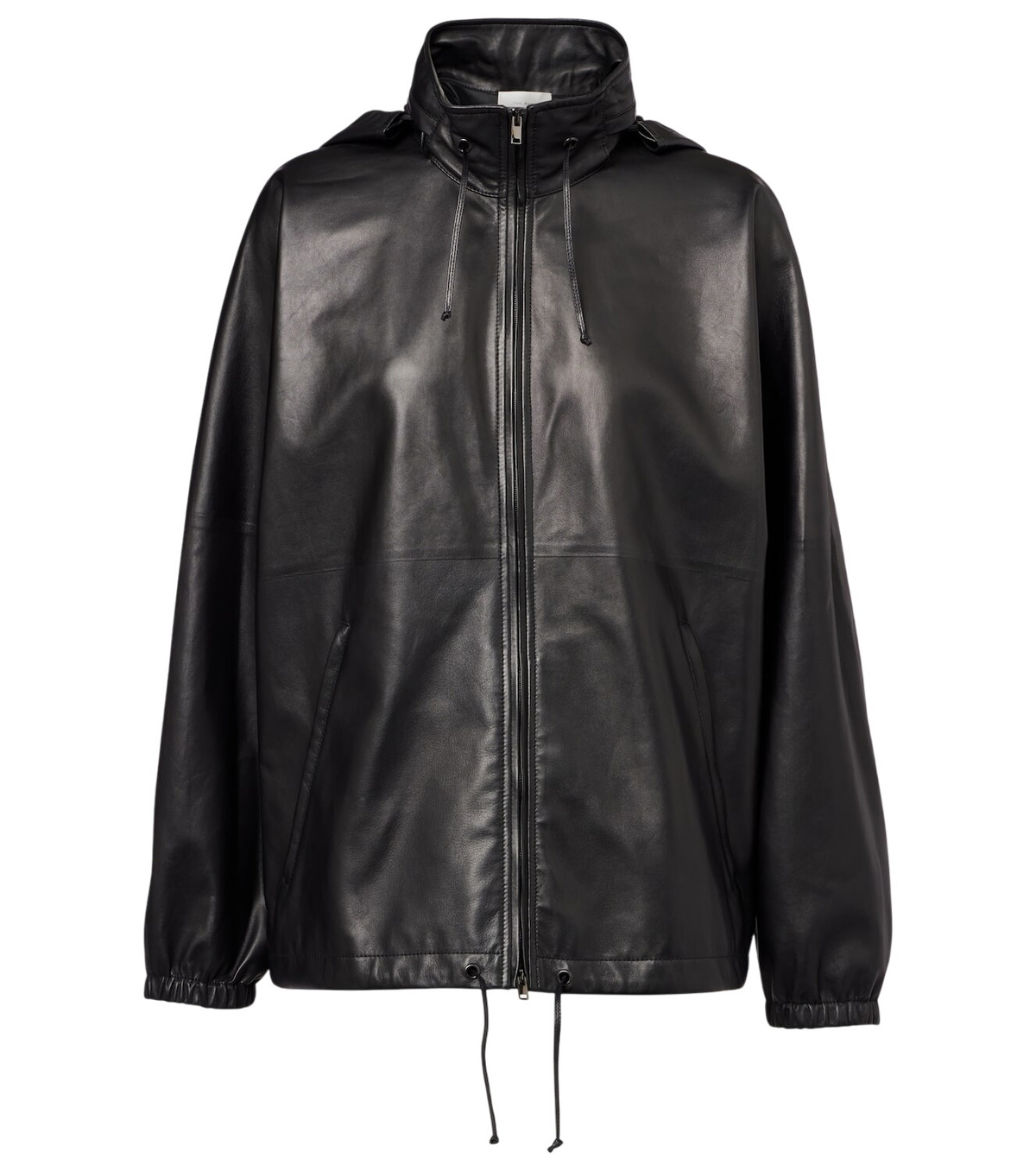The Row Jilly oversized leather bomber jacket The Row