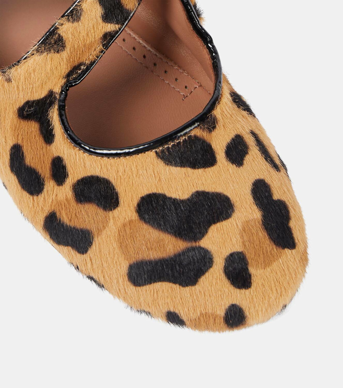 Alaïa Leopard-print ballet flats ALAÏA