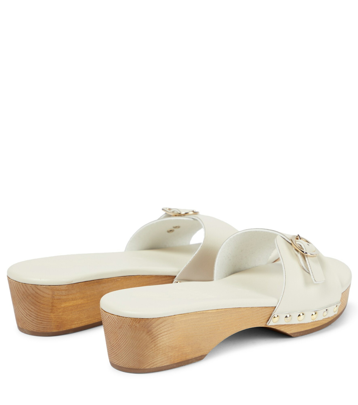 Ancient Greek Sandals - Omonia Sabot leather clogs Ancient Greek Sandals