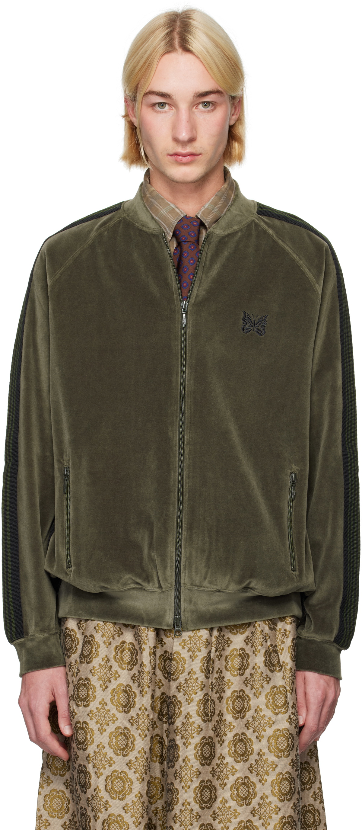 NEEDLES Khaki R.C. Track Jacket Needles