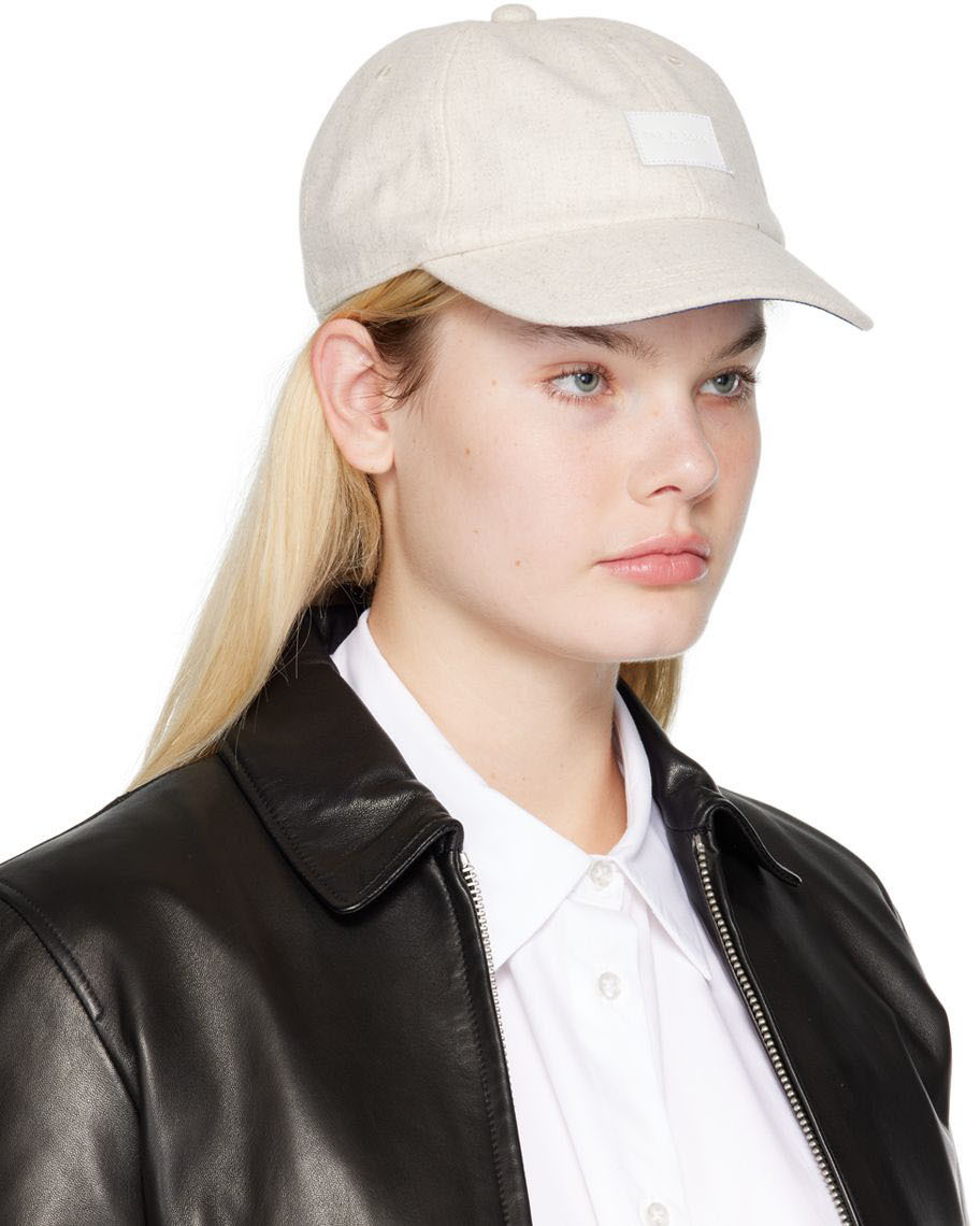 rag & bone Off-White Addison Baseball Cap Rag and Bone