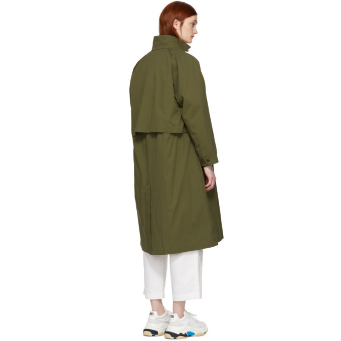 Chimala Green Raglan Coat Chimala