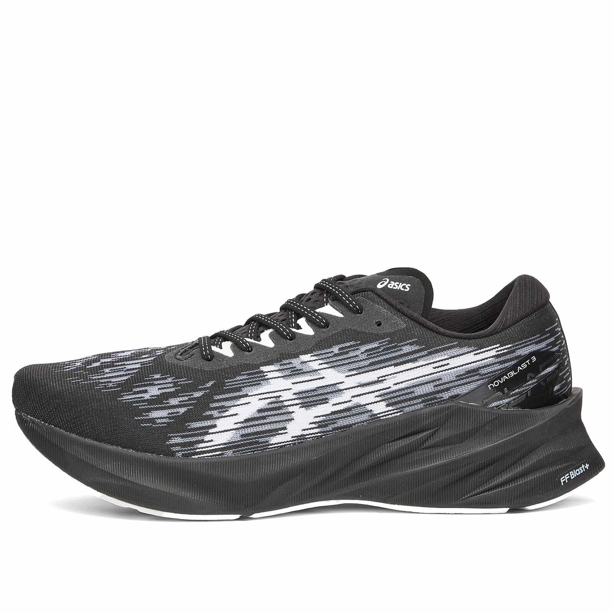 Asics Running Men's Novablast 3 Sneakers in Black/White ASICS