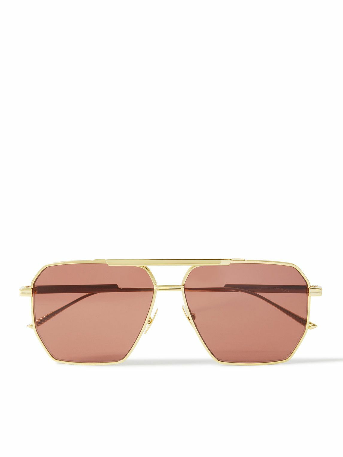 Bottega Veneta - Aviator-Style Gold-Tone Sunglasses Bottega Veneta