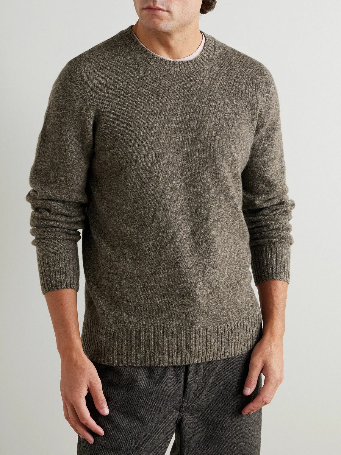 Hartford - Wool Sweater - Brown Hartford