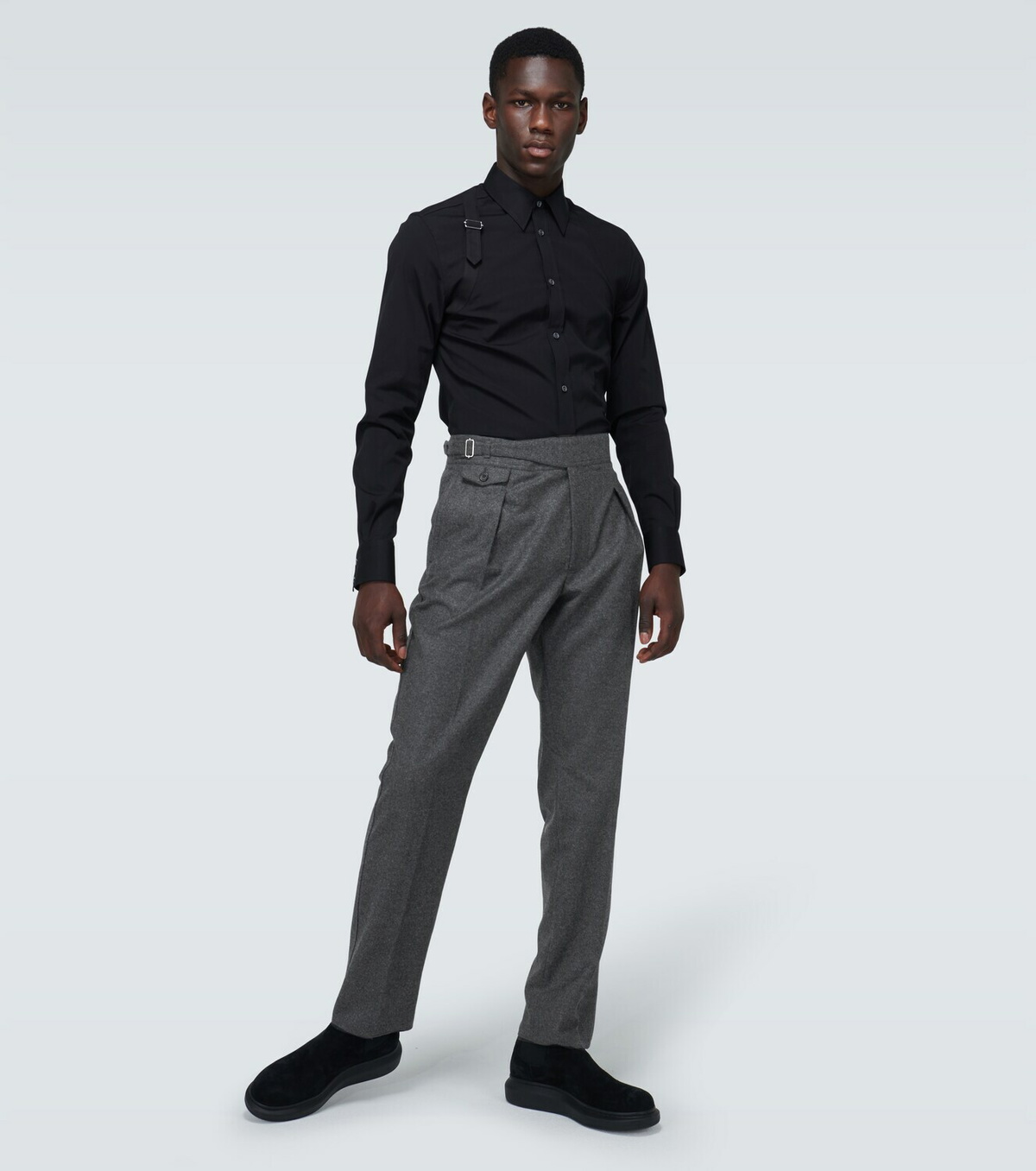 Alexander McQueen Military peg leg pants Alexander McQueen