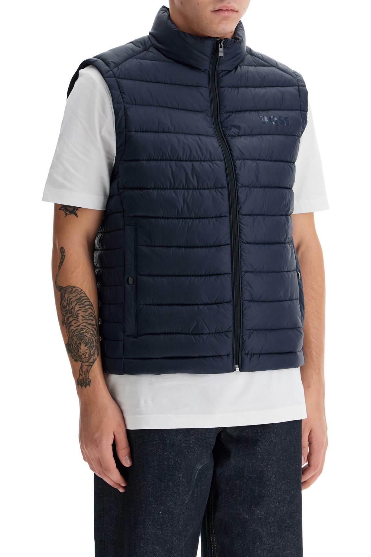 BOSS foldable padded vest Blue BOSS