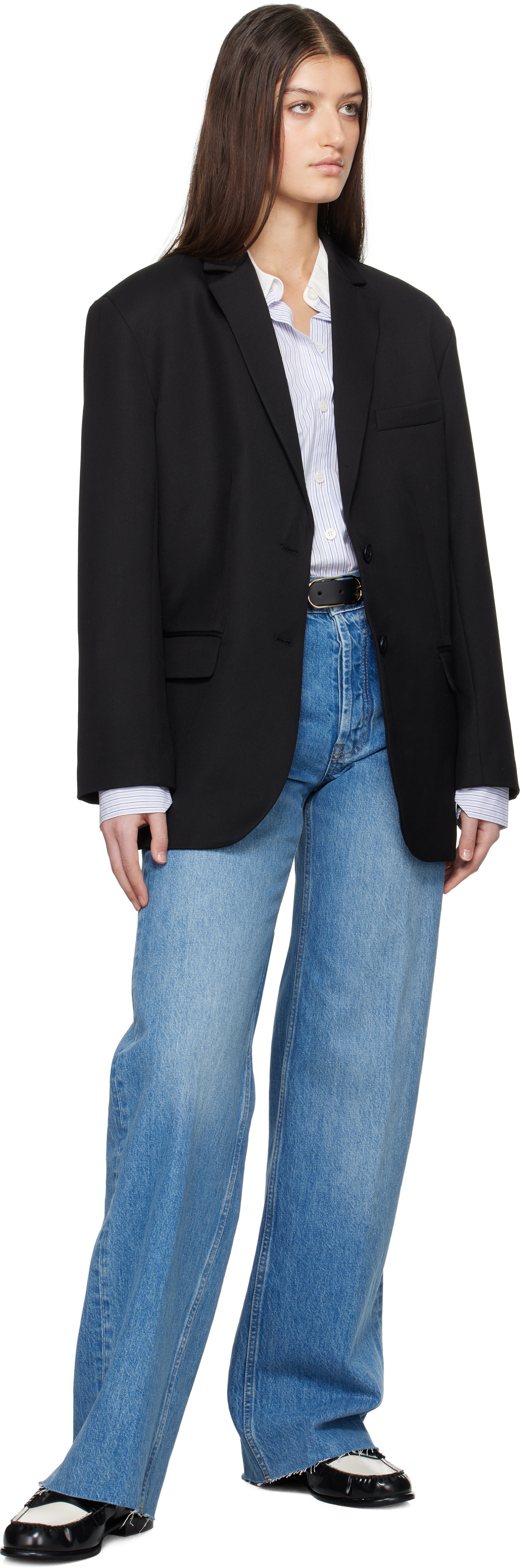 ANINE BING Blue Hugh Jeans ANINE BING