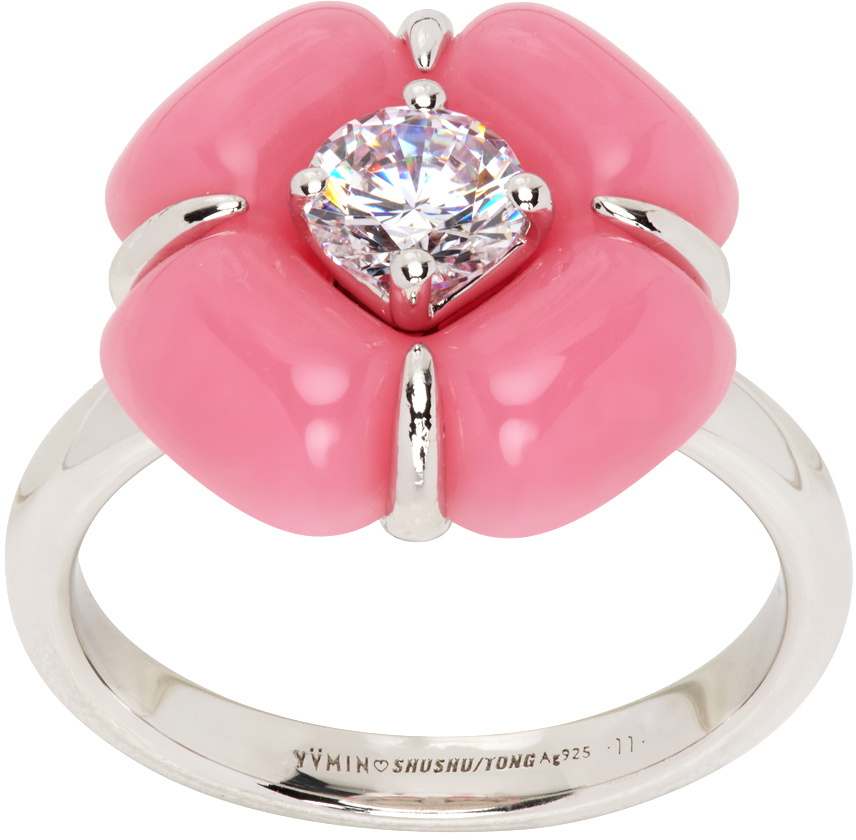 Shushu/Tong Pink Flower Ring Shushu/Tong