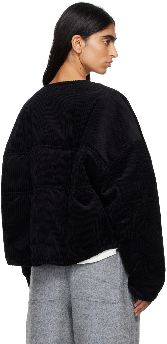 Deiji Studios Black Reversible Cord Coat Deiji Studios