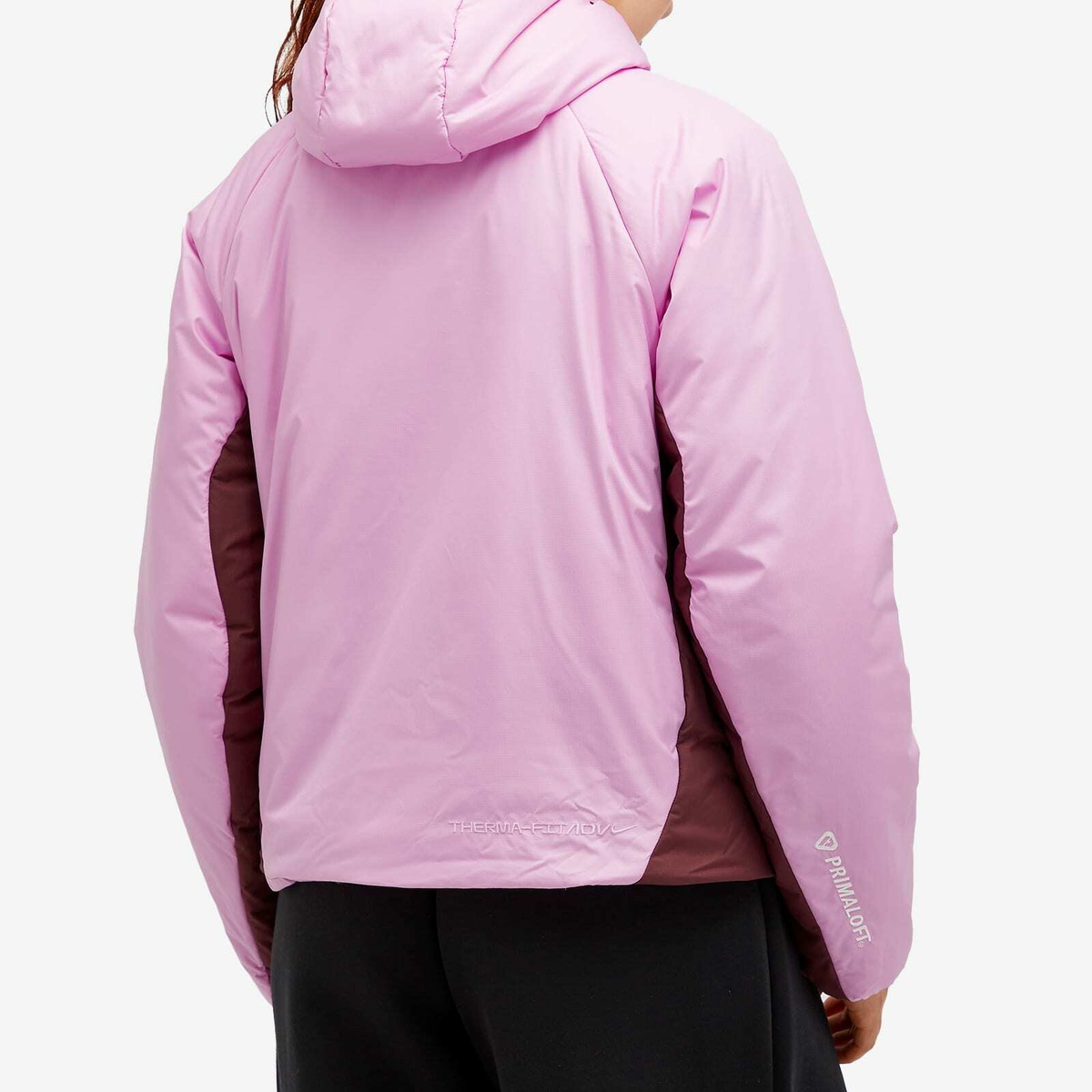 Nike Women's ACG Primaloft Rope de Dope Jacket in Pink/Burundy/White Nike
