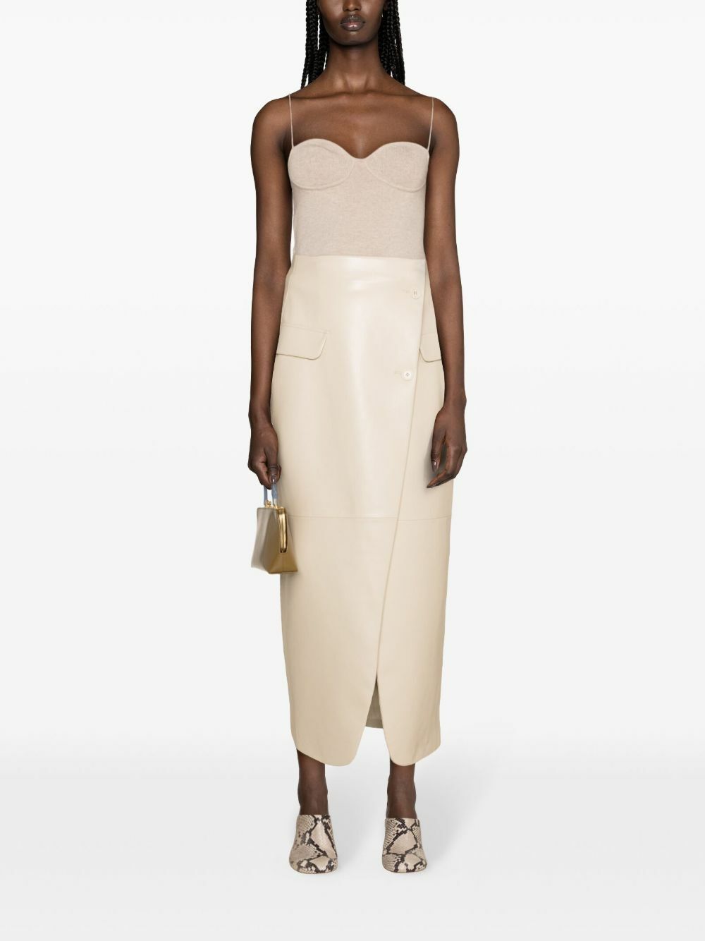 Lisa Yang Beige Alicia Cashmere Top Lisa Yang