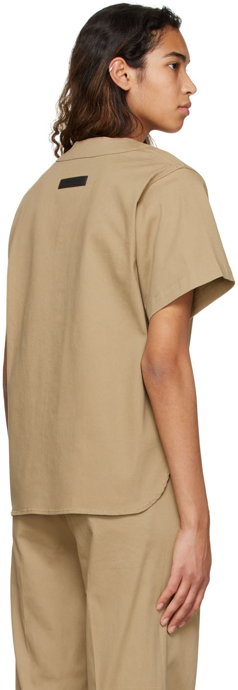 Essentials Tan Cotton Shirt Essentials
