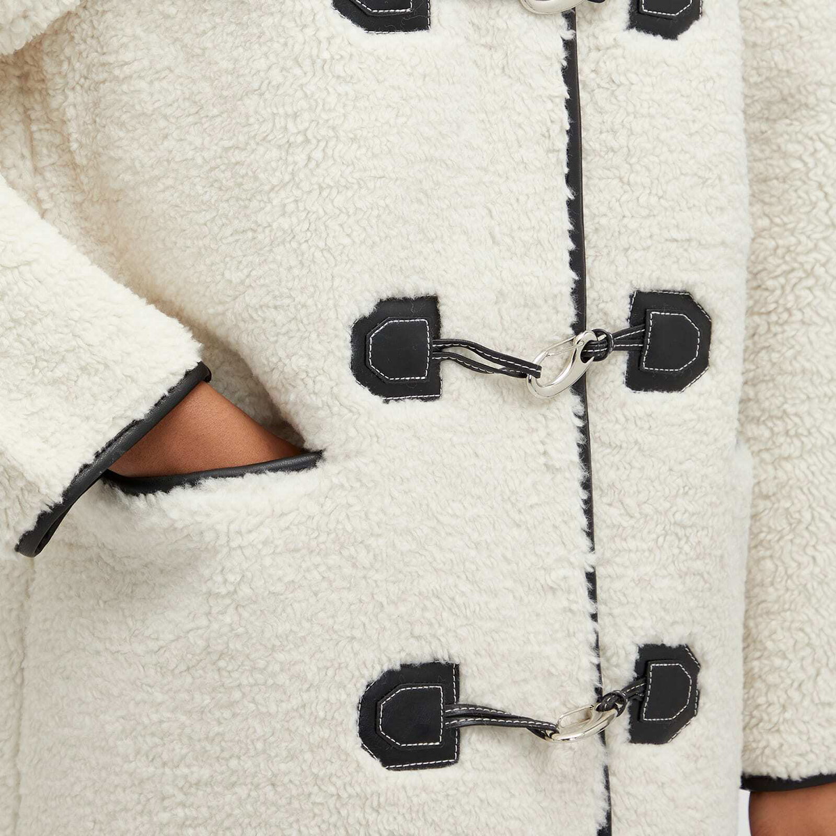 4th & Reckless Women's Heyworth Coat in Cream 4th & Reckless
