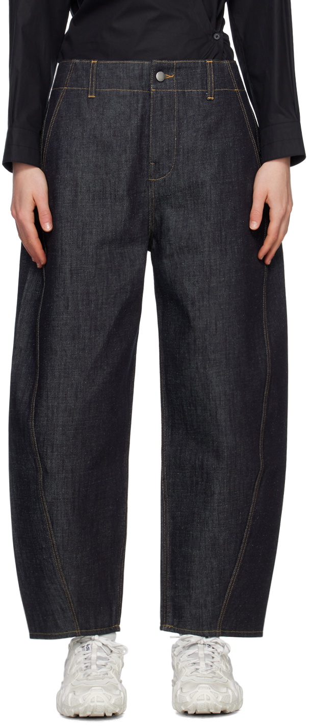 Studio Nicholson Navy Akerman Jeans Studio Nicholson