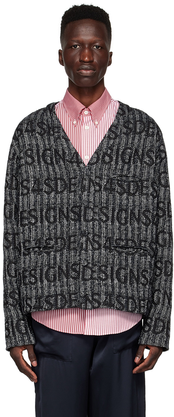 4SDESIGNS Black Cotton Jacket 4SDESIGNS