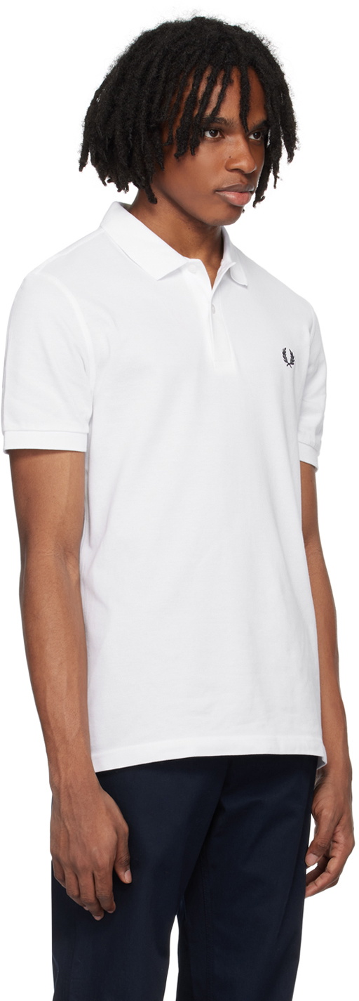 Fred Perry White 'The Fred Perry' Polo Fred Perry