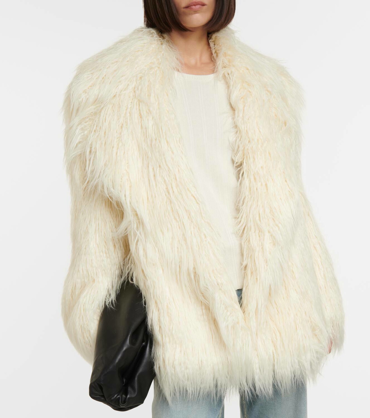 The Frankie Shop Liza faux fur coat The Frankie Shop