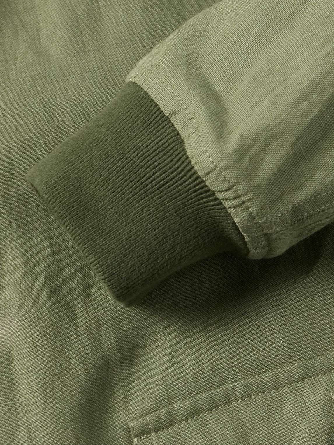 Valstar - Valstarino Linen Bomber Jacket - Green Valstarino