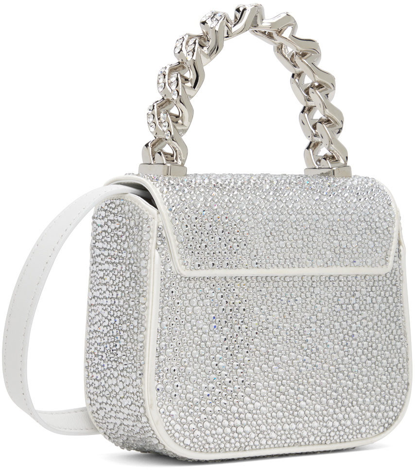 Versace White Mini 'La Medusa' Bag Versace