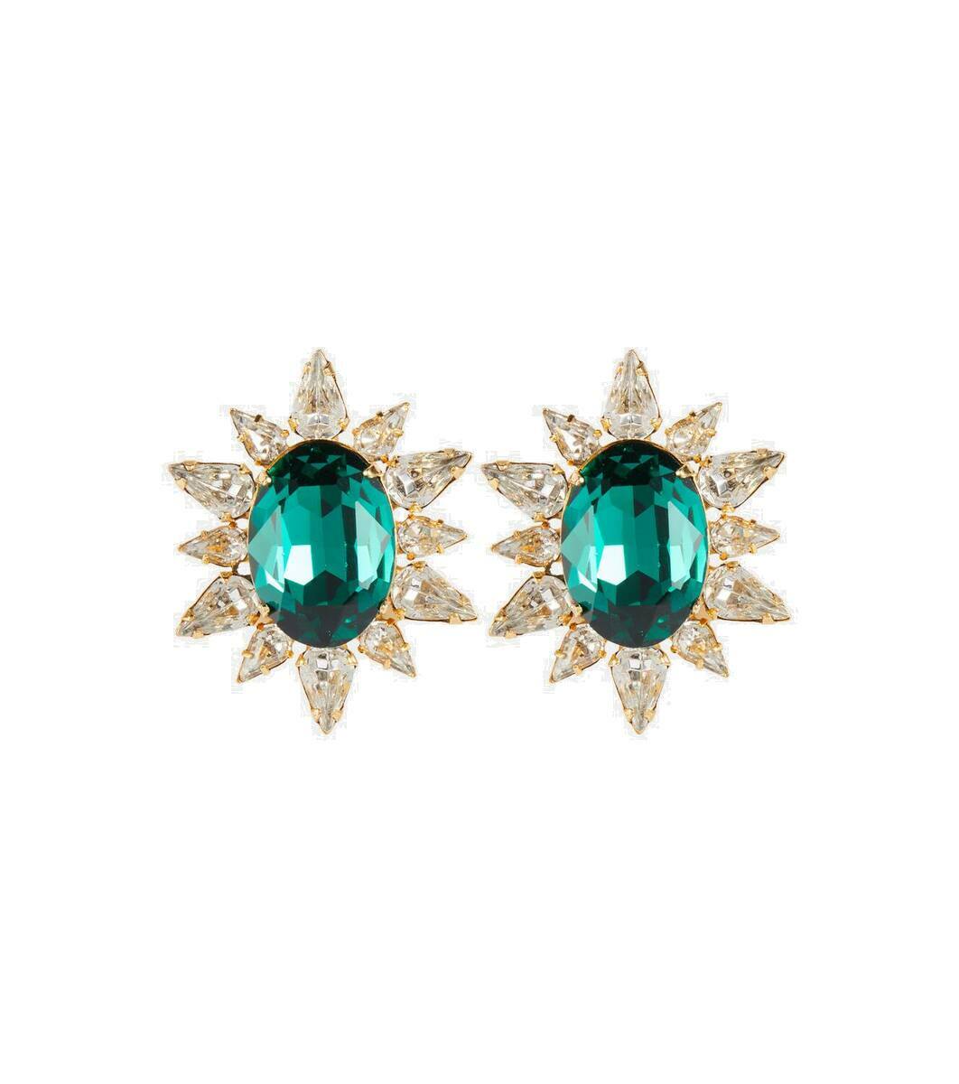 Jennifer Behr Gemma crystal-embellished stud earrings Jennifer Behr