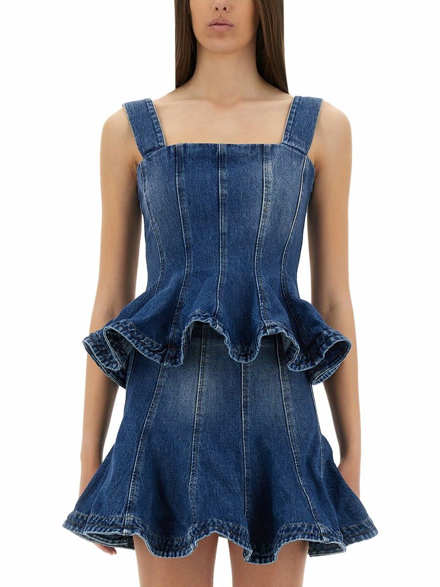 MSGM Top With Ruffles MSGM