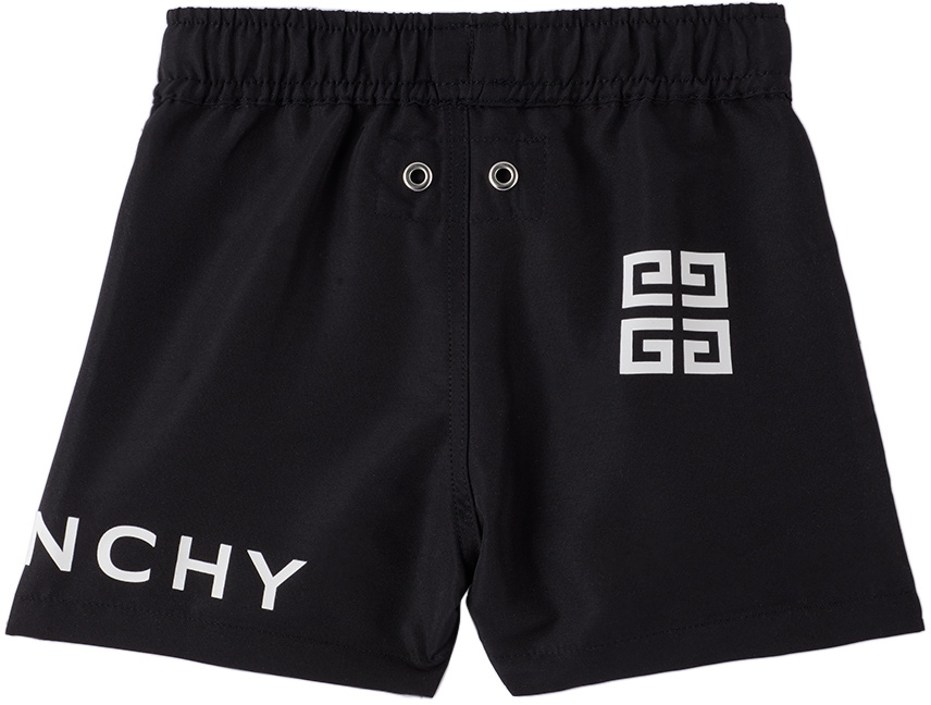 Givenchy Baby Black Drawstring Swim Shorts Givenchy