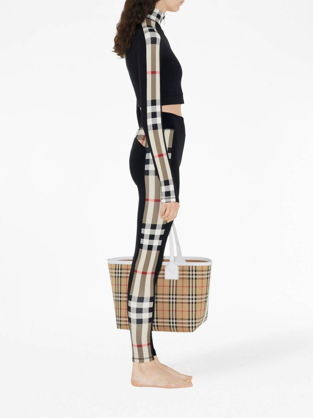 BURBERRY - Check Band Crop Top womens Burberry