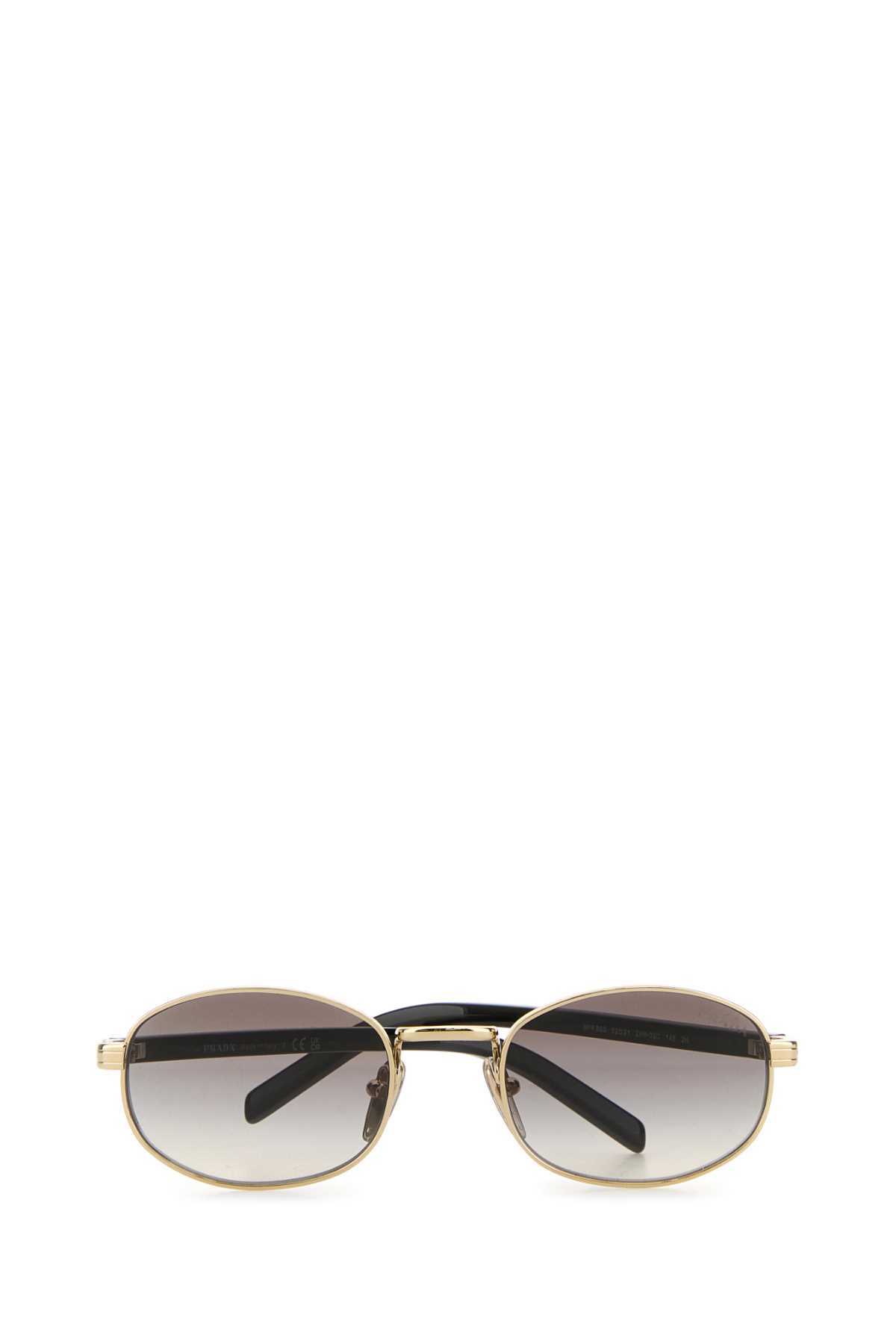 Prada Gold Metal Opr B53s Sunglasses Prada