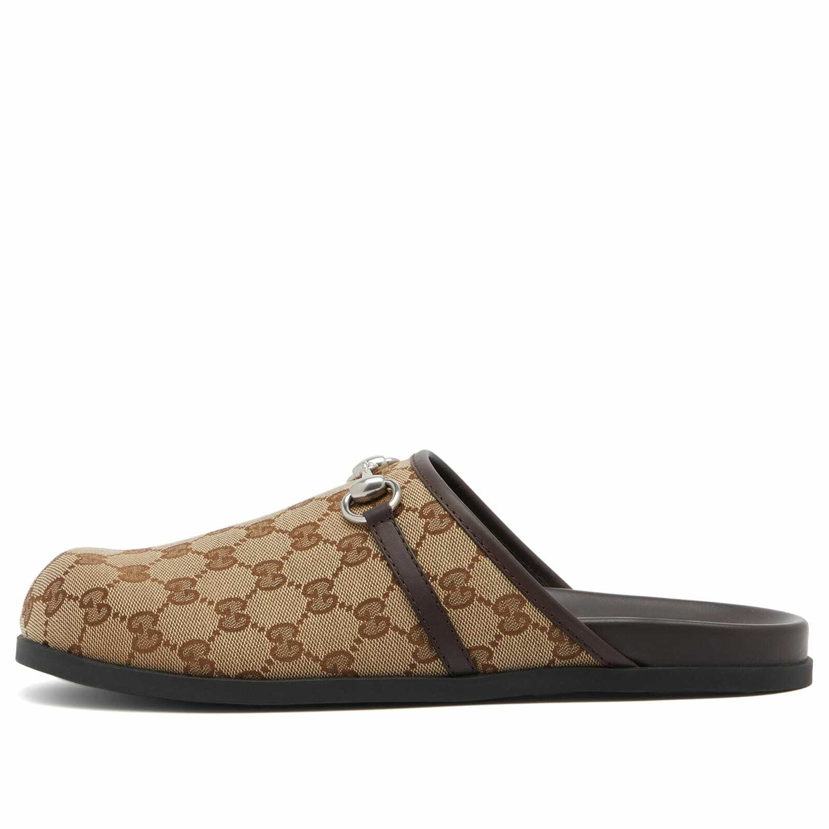Gucci Men's Rhain GG Monogram Clog in Beige Gucci