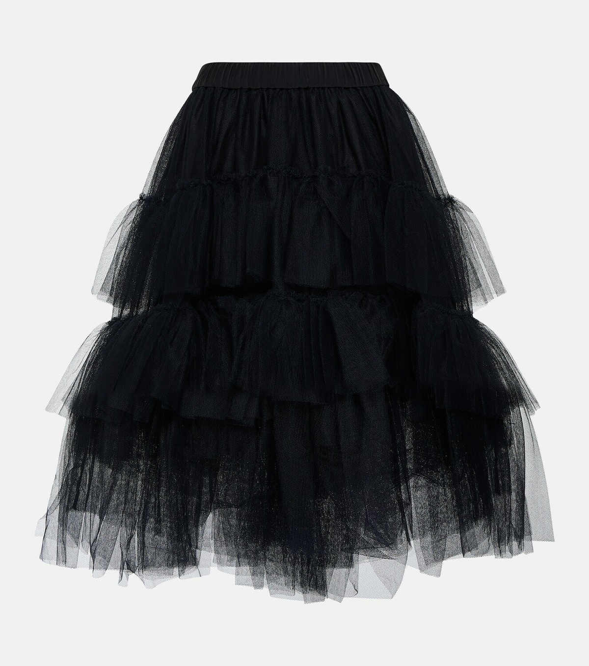 Simone Rocha Tiered tulle midi skirt Simone Rocha