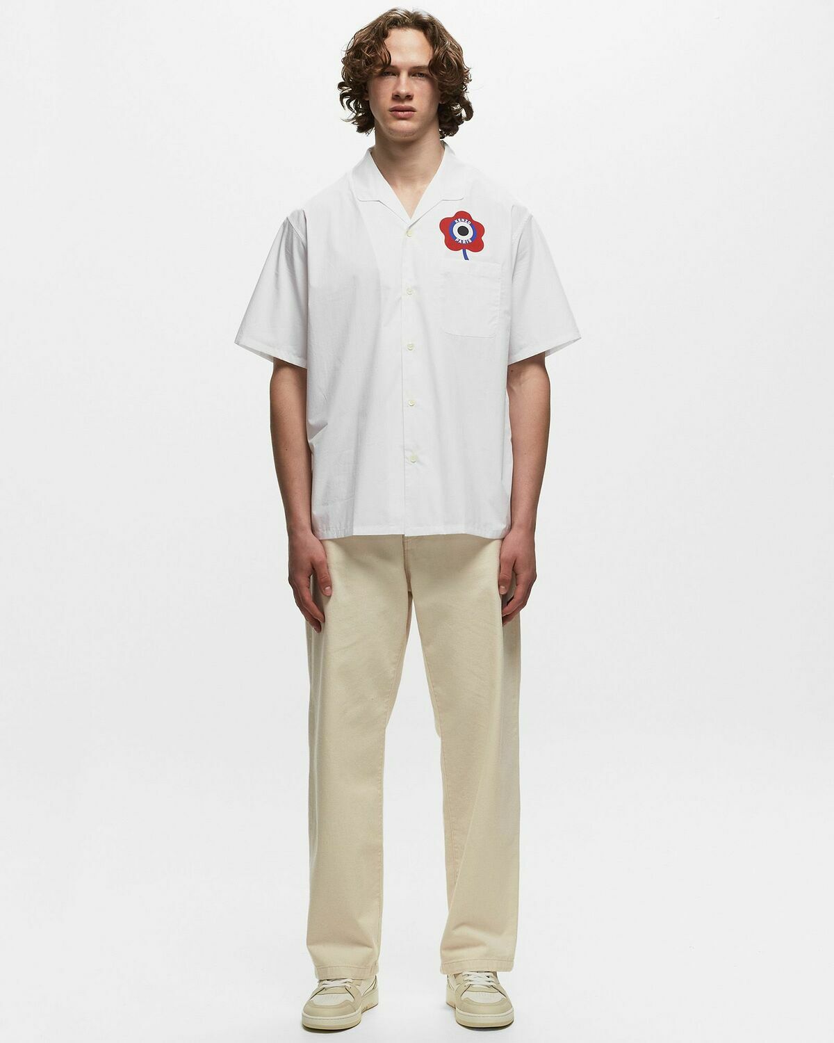 Kenzo Kenzo Target Ss Shirt White Shortsleeves Kenzo