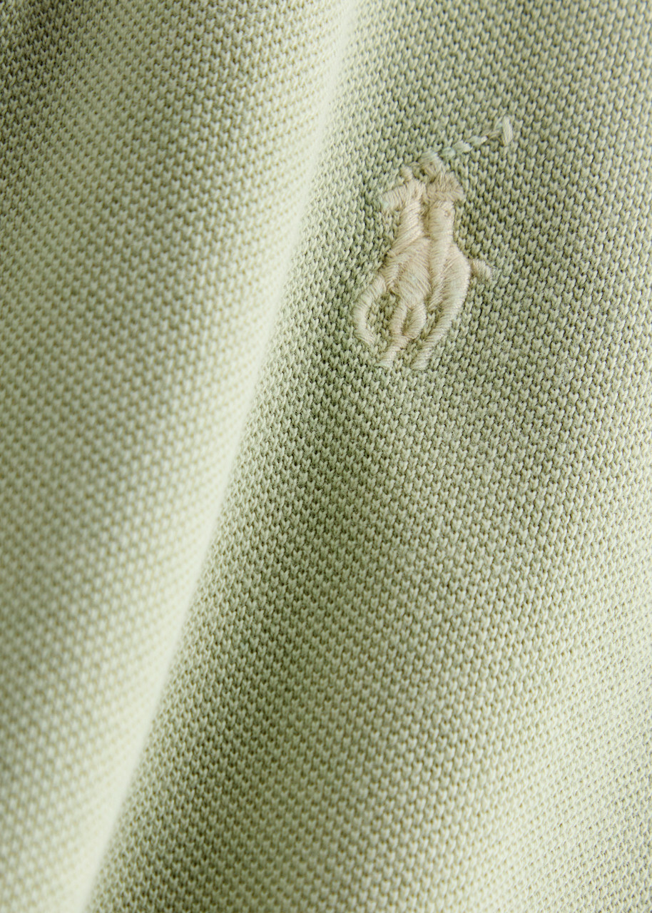 Polo Ralph Lauren Logo-embroidered Piqué Cotton Polo Shirt Green Polo ...
